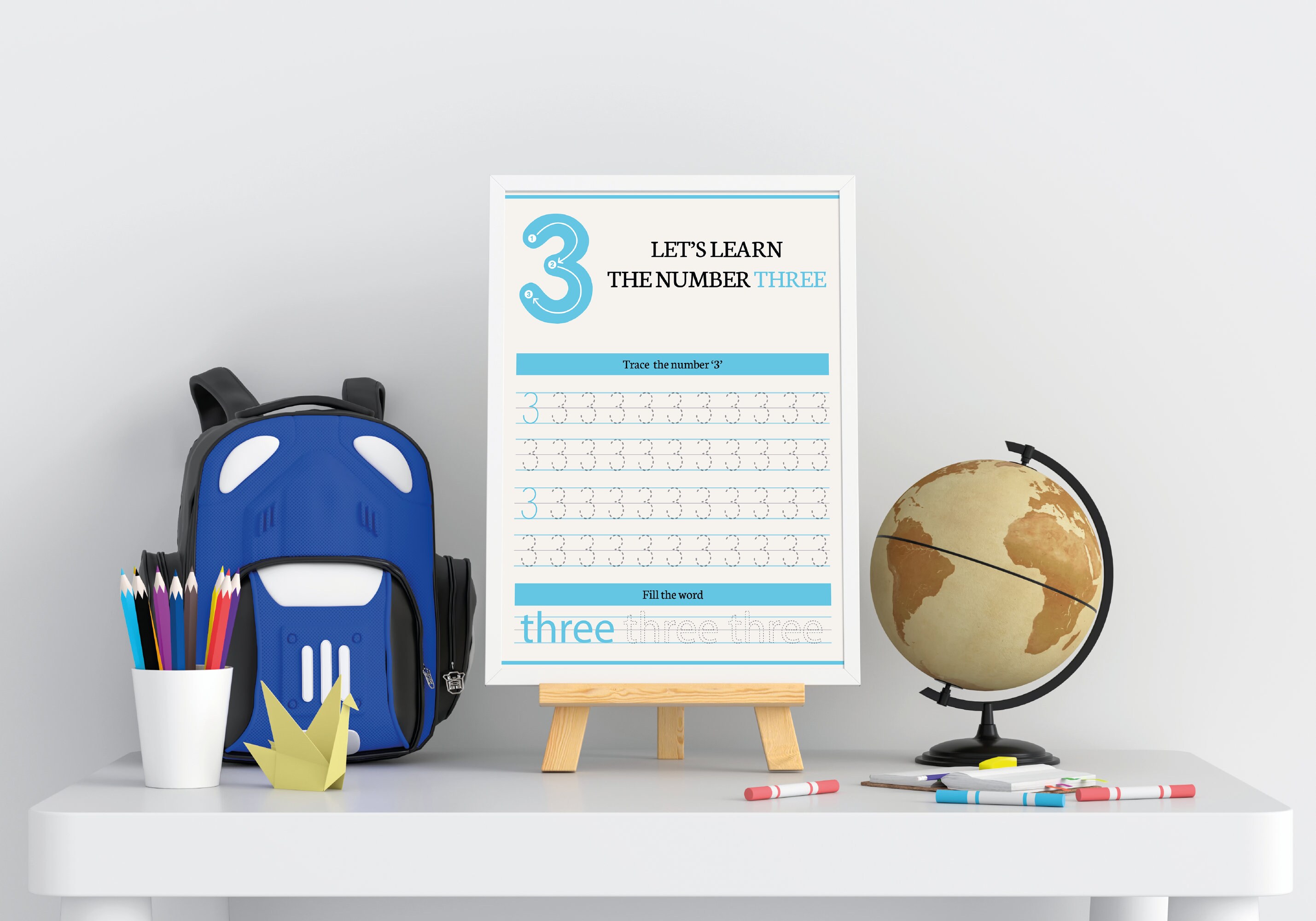 Number Tracing Worksheets 1-10, Traceable Numbers, Preschool Worksheets ...