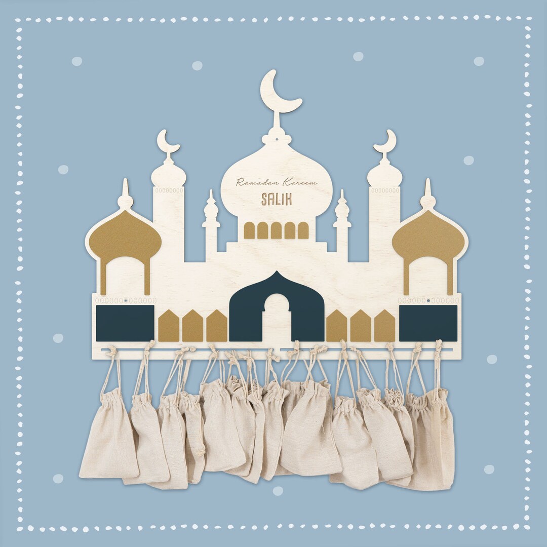 Ramadan Calendar for Children Personalized, Ramadan Calendar With Name ...