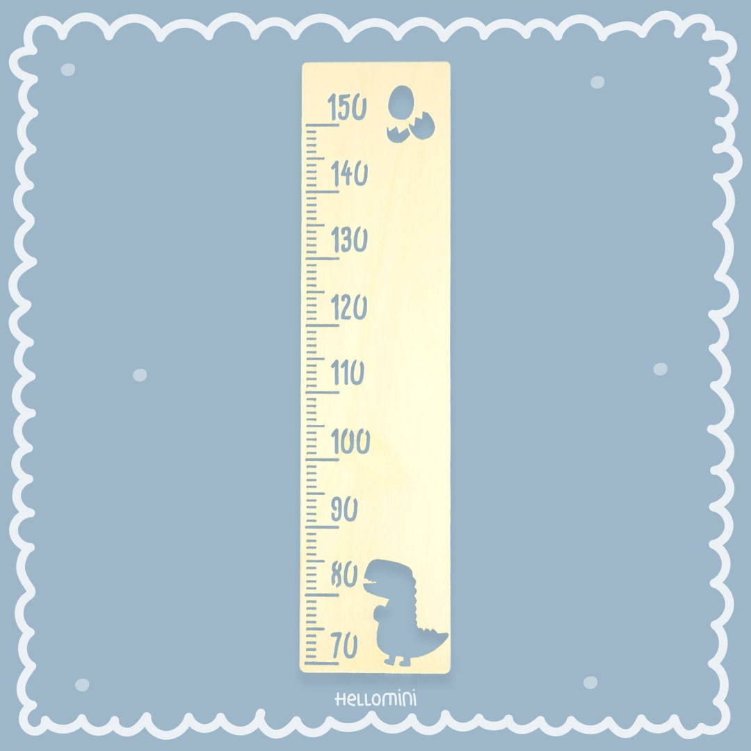 Personalized Wooden Measuring Stick, for Children, Girls and Boys ...