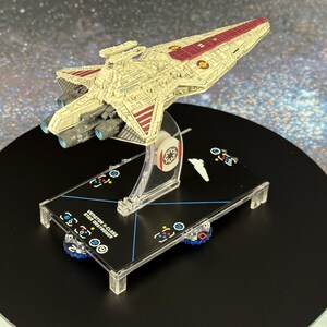 Acrylic Armada Ship Tokens by Admiral Tater Laser Engraved, Painted and ...