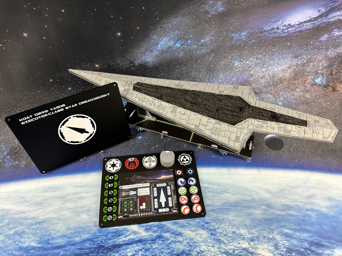Acrylic Super Star Destroyer SSD Card Ship Tray for SW Armada - Etsy