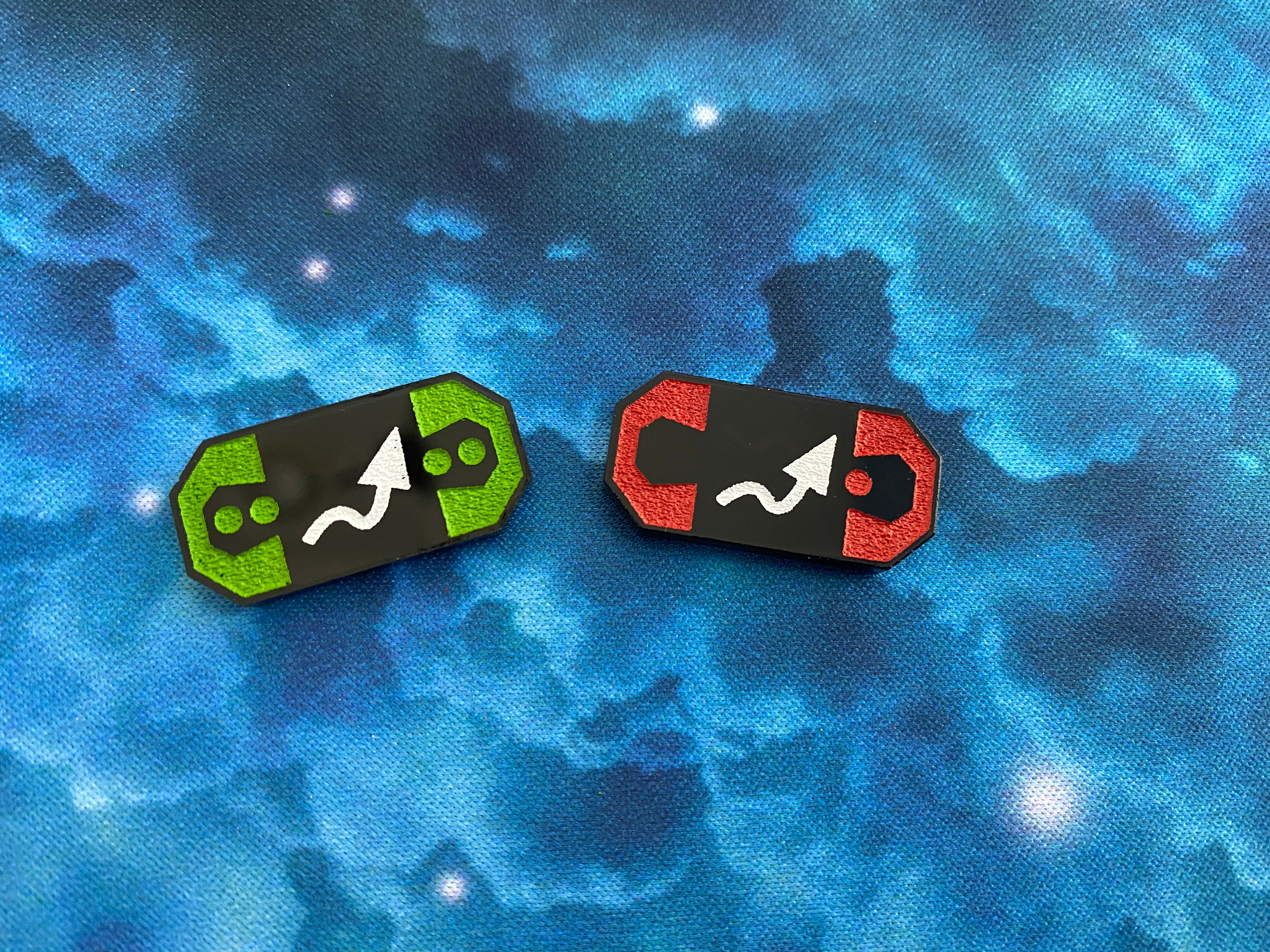 Defense Tokens Version 2 for SW Armada Laser Engraved and Cut Acrylic ...