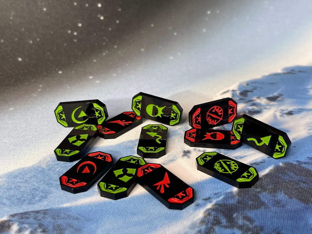 Defense Tokens With Factions for SW Armada Laser Engraved and Cut ...