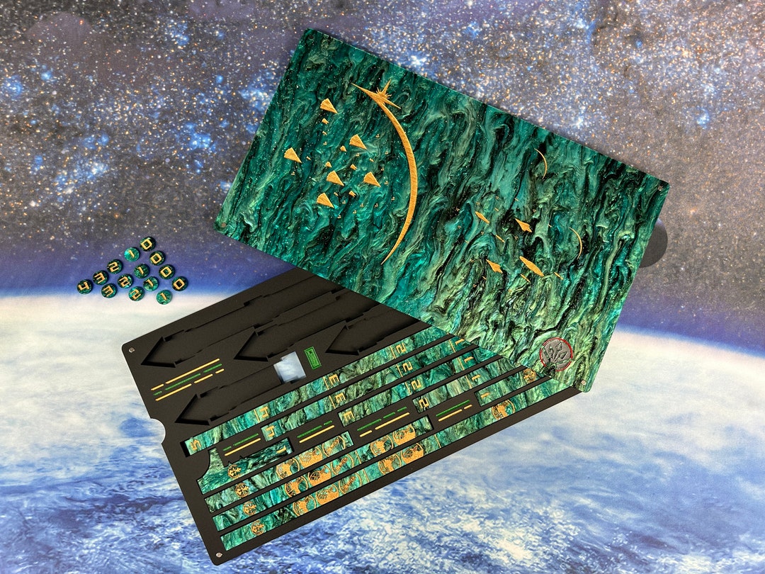 Nebula Template Tray, Ruler Set, and Insert Tokens for Maneuver Tools ...