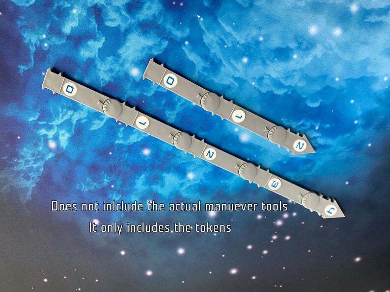 Acrylic Insert Tokens ONLY for Speed 2 and 4 Maneuver Tools for SW ...