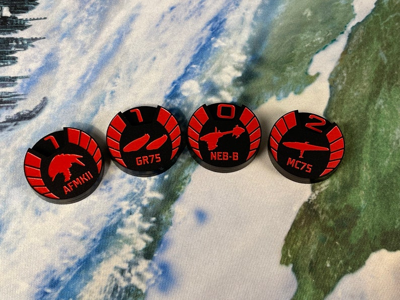 Magnetic Armada Speed Dial for SW Armada With Ship ICON and Indicator ...