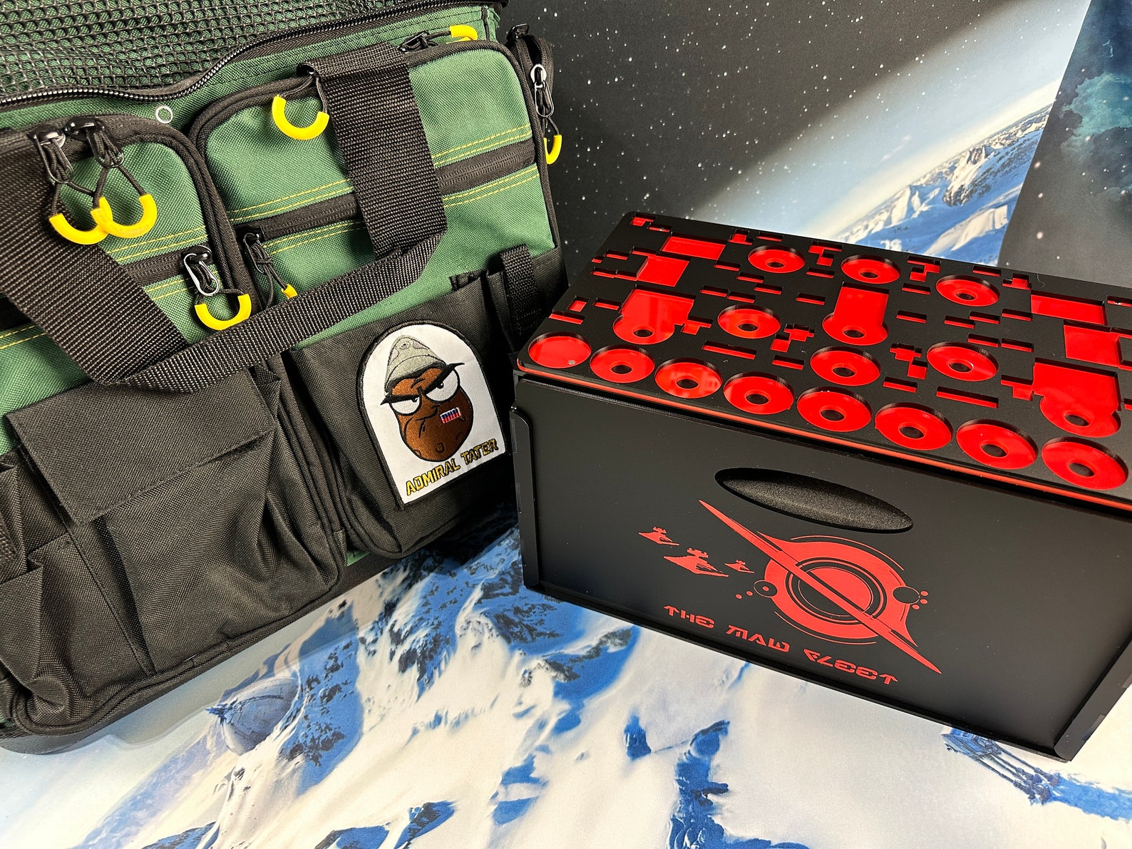 Updated Tater Tournament Storage Box and Ship/squadron Stand - Etsy