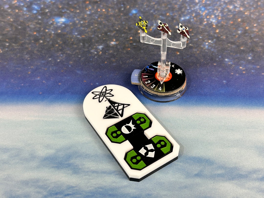 Acrylic 2 Slot Defense Token Tray: ION RADIO for Armada - Etsy