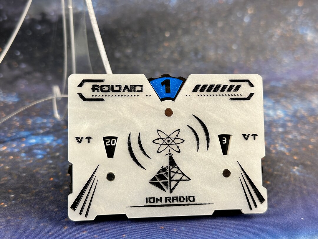 NEW! Ion Radio Magnetic Acrylic Round and Victory Token Counter Dial ...