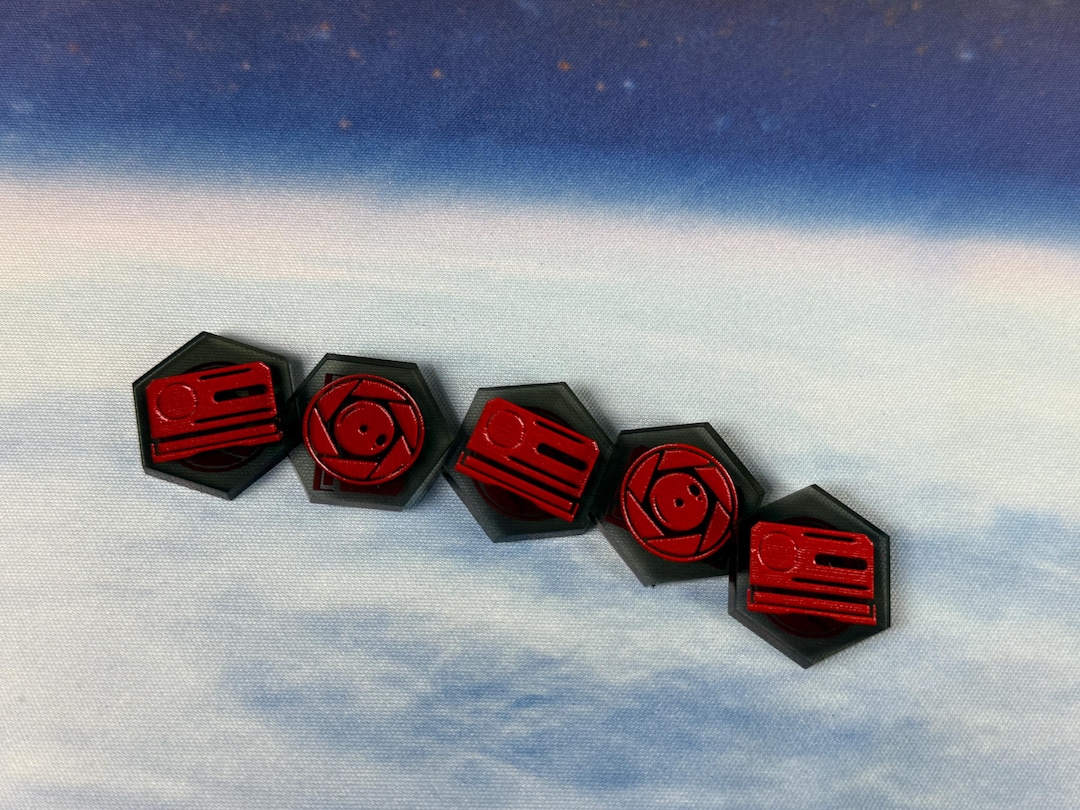 Camera/computer Tokens in a Set of 5 Double Sided for Use With ...