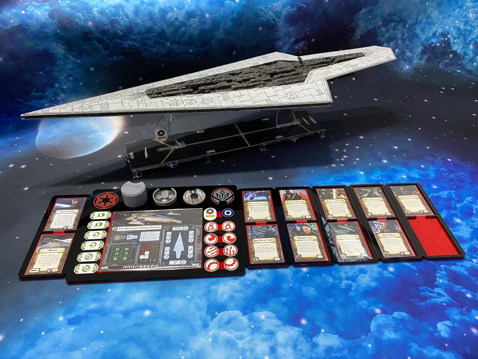 Acrylic Super Star Destroyer SSD Card Ship Tray for SW Armada - Etsy