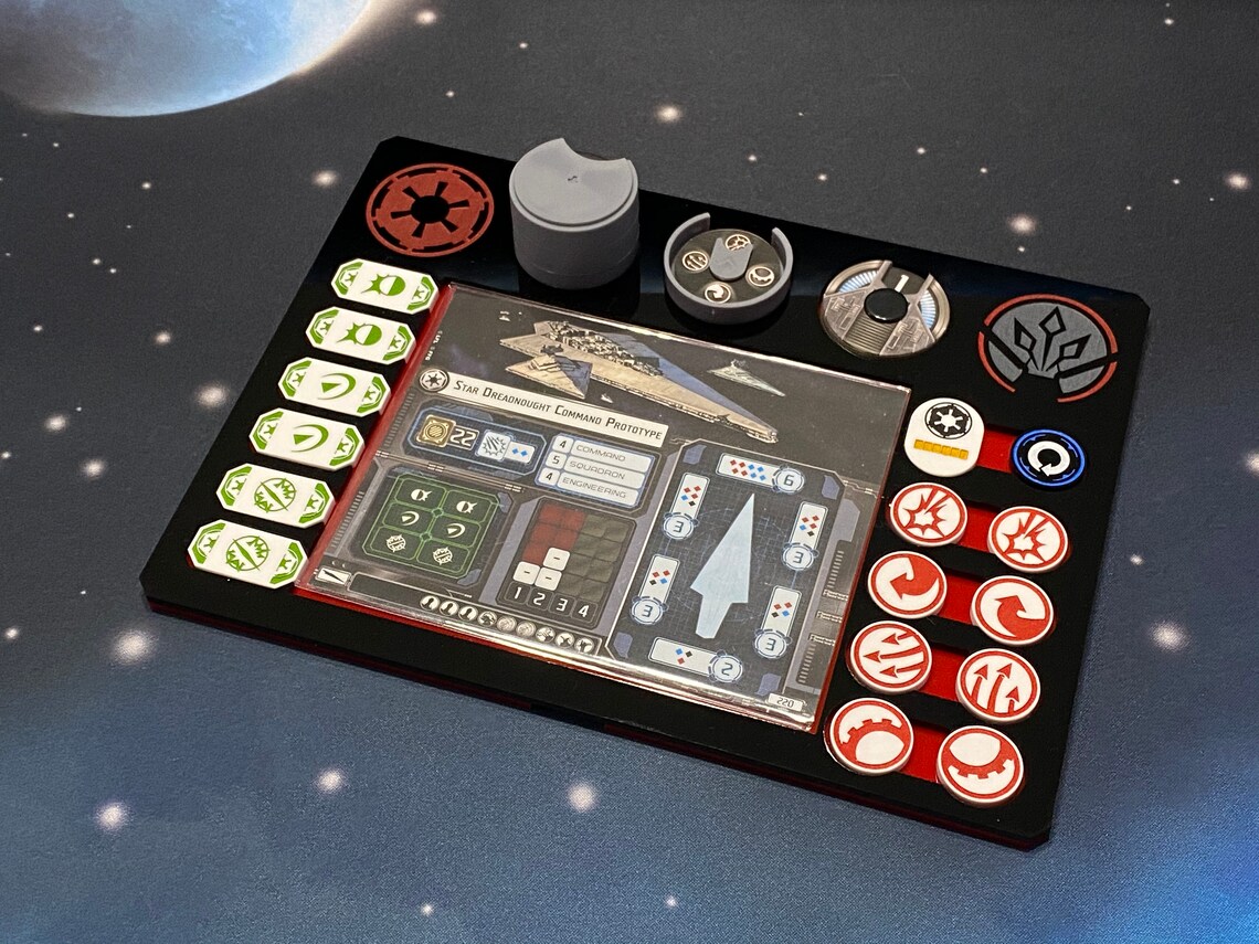 Acrylic Super Star Destroyer SSD Card Ship Tray for SW Armada - Etsy