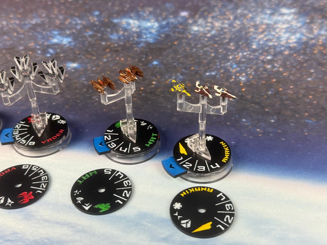 Armada Acrylic Squadron Tokens by Admiral Tater - Etsy