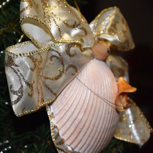 Golden Shell Angel With Trumpet - Etsy