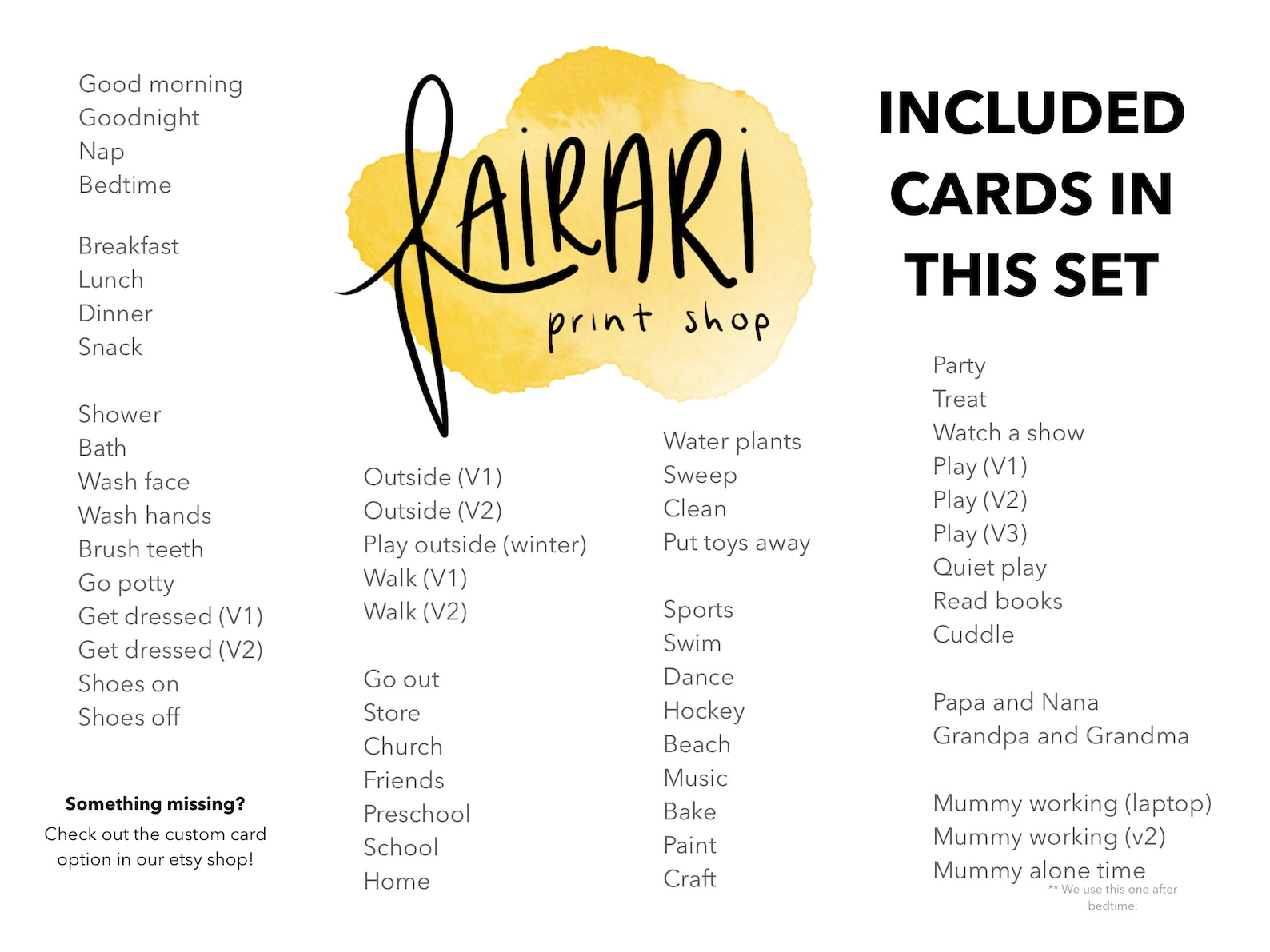 Visual Schedule Toddler Kids Routine Chart Printable Cards - Etsy