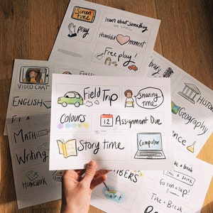 Homeschool Visual School Subjects - Etsy