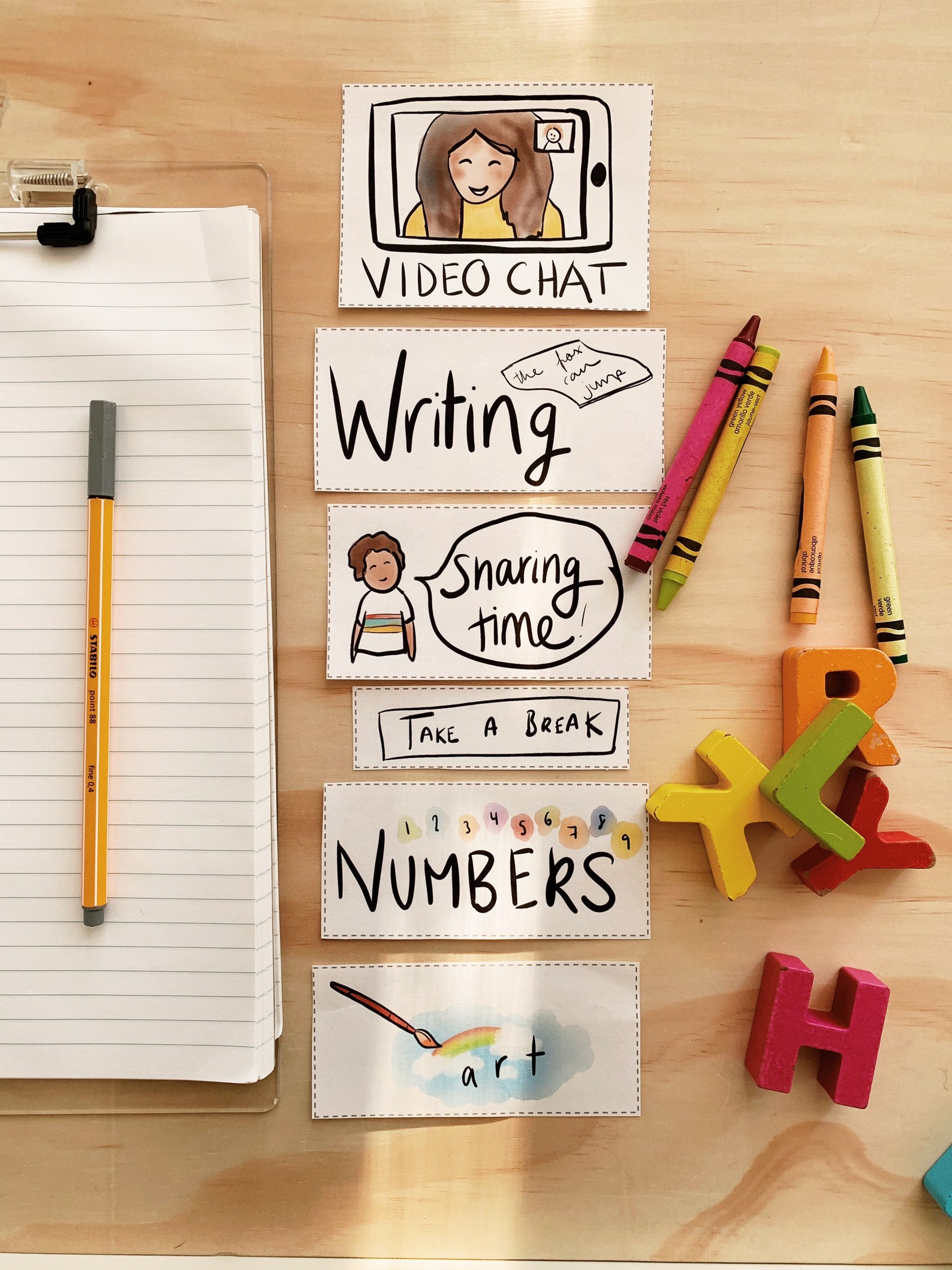 Homeschool Visual School Subjects - Etsy