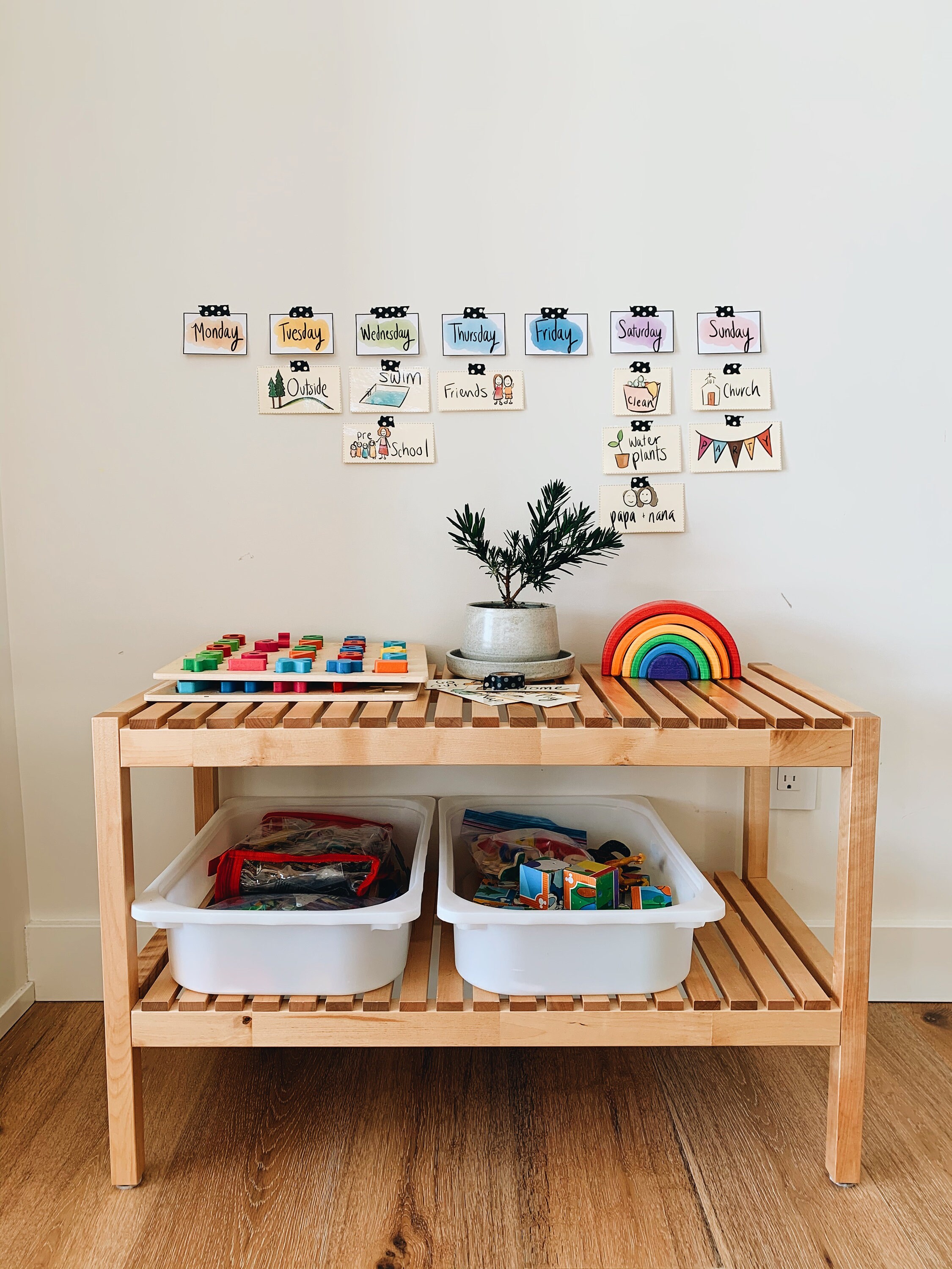 Days of the Week Printable Labels for Visual Schedule - Etsy Australia