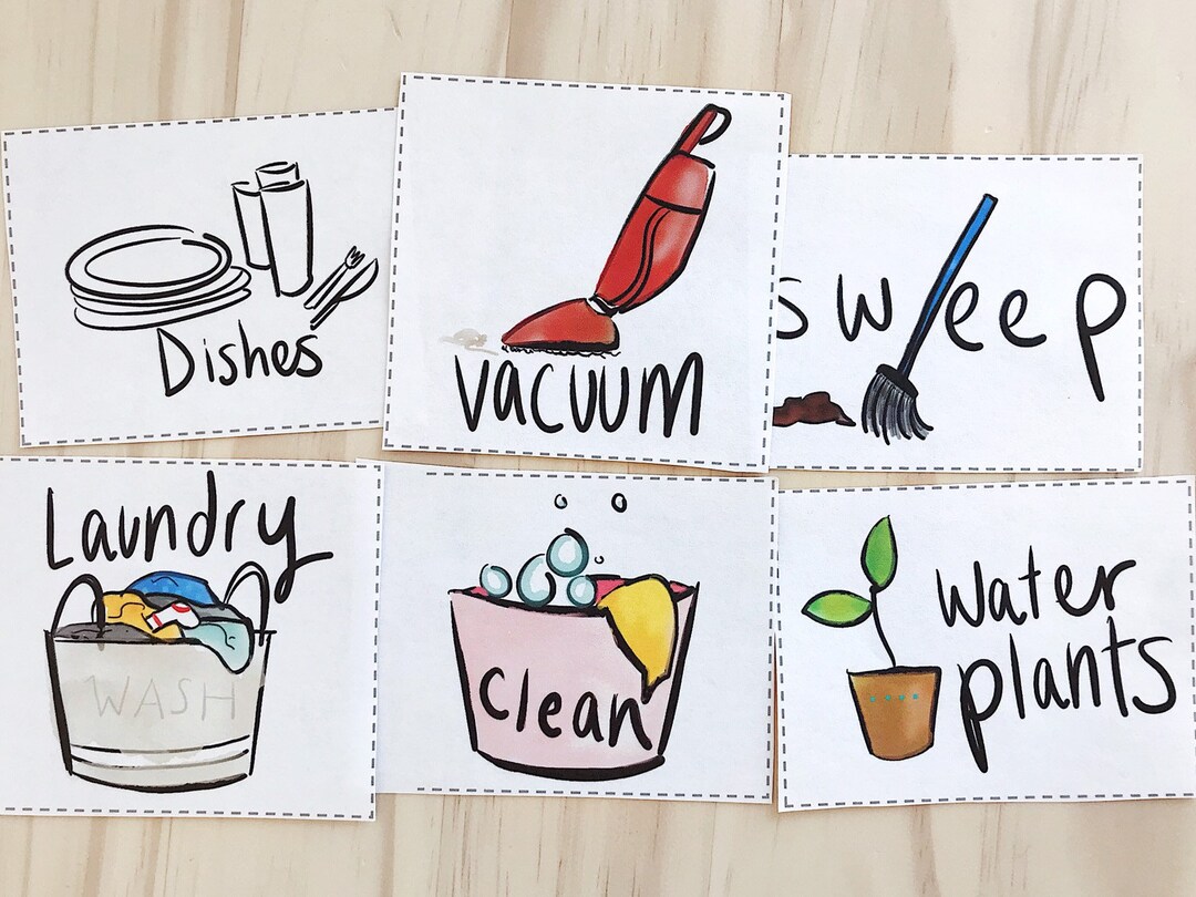 Chores + Tasks Visual Schedule Expansion Pack - Etsy
