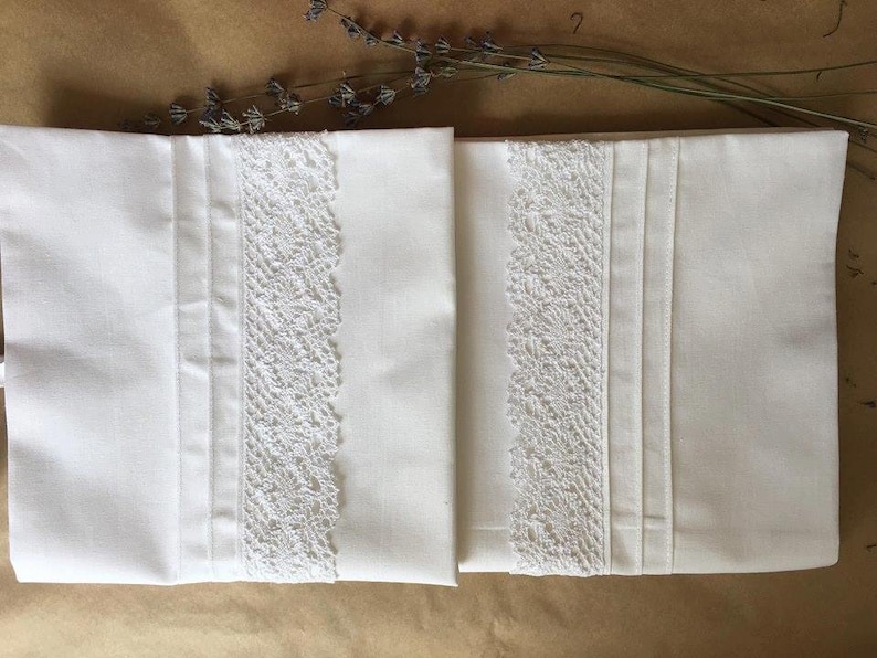 Set of 2 Cotton Pillow Case - Etsy