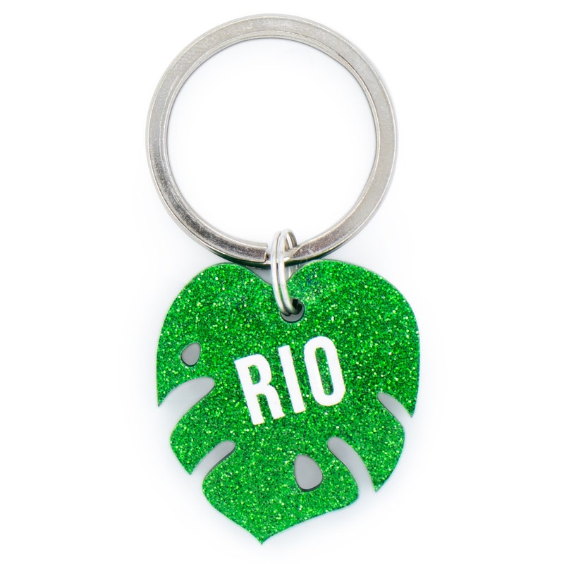 Tropical Name Tag - Etsy