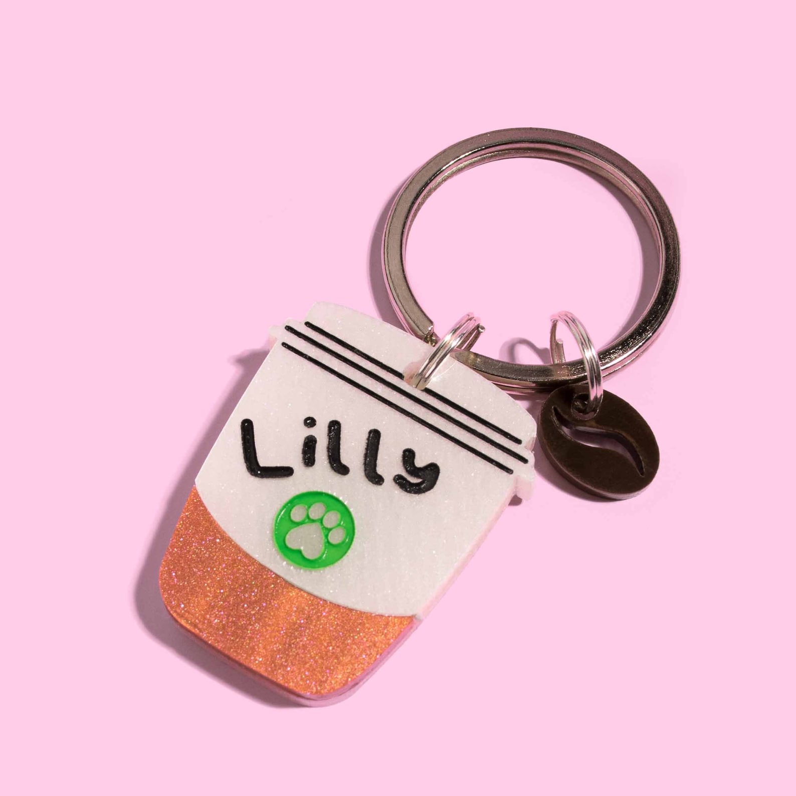Custom Pet Tag for Dogs and Cats | Puppacino Personalized Coffee Pet ID ...