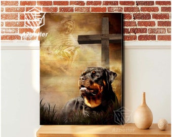 Rottweiler Dog Art | Etsy