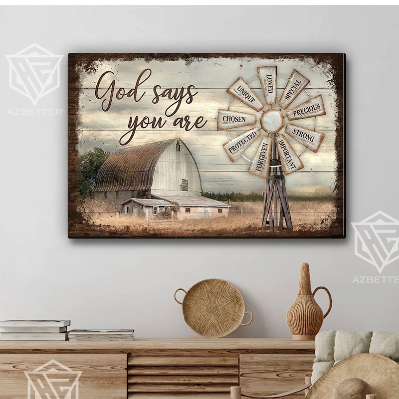 Rustic Christian Wall Art - Etsy