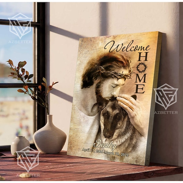 Welcome Home to Heaven Jesus Christ - Etsy