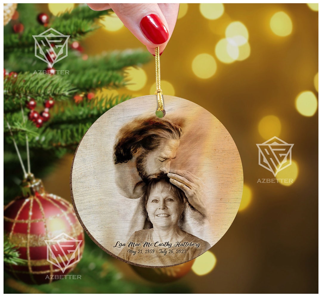 Personalized Safe in the Arms of Jesus Ornament, Welcome Home With ...