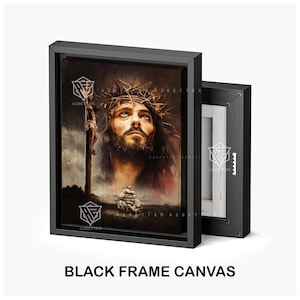 The Life of Jesus Canvas Jesus Portrait Artwork, Gift for Christians ...