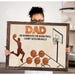 Personalized Father's Day Gift for Basketball Dad Dominates Court Sign ...