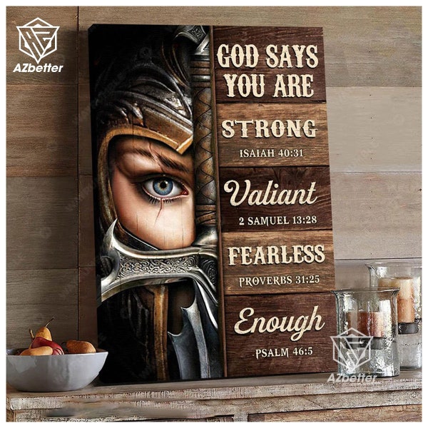 Warrior of God Poster - Etsy