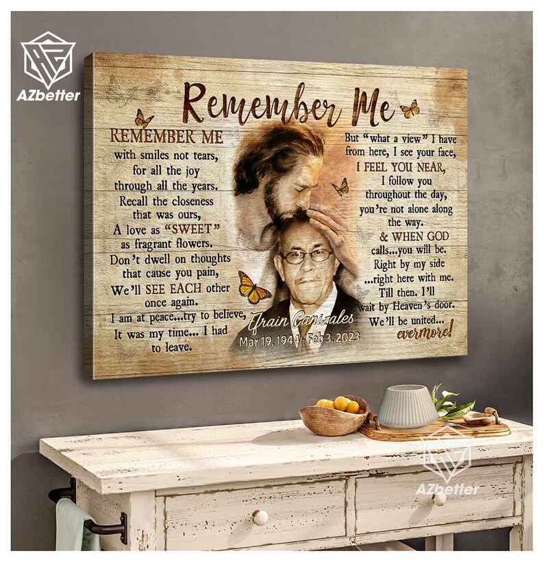 Personalized Safe in the Arms of Jesus Canvas Prints Rest in - Etsy