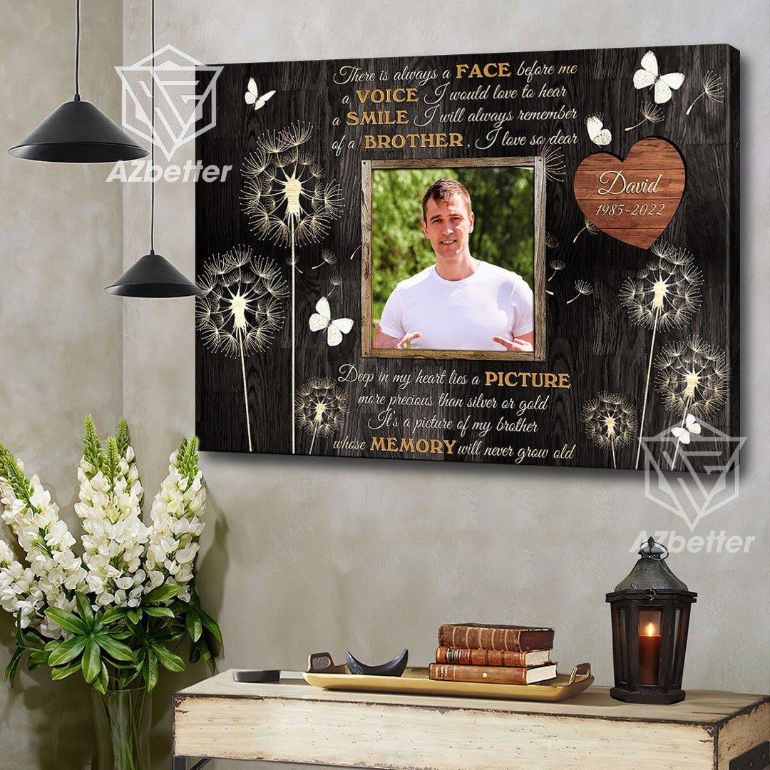 Personalized in Loving Memory of Brother, Sympathy Brother, Rest in ...