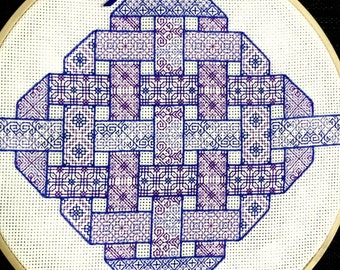 Magic Rings Blackwork Sampler Pattern | Etsy UK