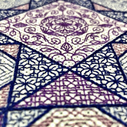 Blackwork Sampler Pattern - Etsy