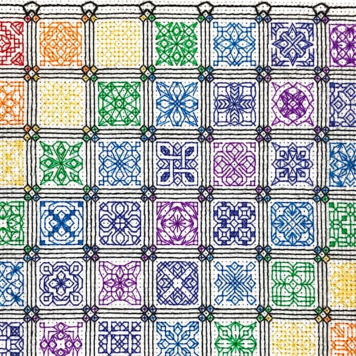 Jewel Box Blackwork Sampler Pattern - Etsy