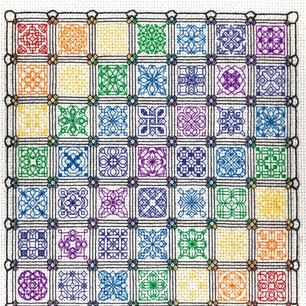 Blackwork Celtic Sampler, Cross Stitch PDF Pattern, Embroidery Pattern - Etsy Canada