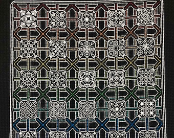 Mini-motifs Blackwork Sampler Pattern - Etsy