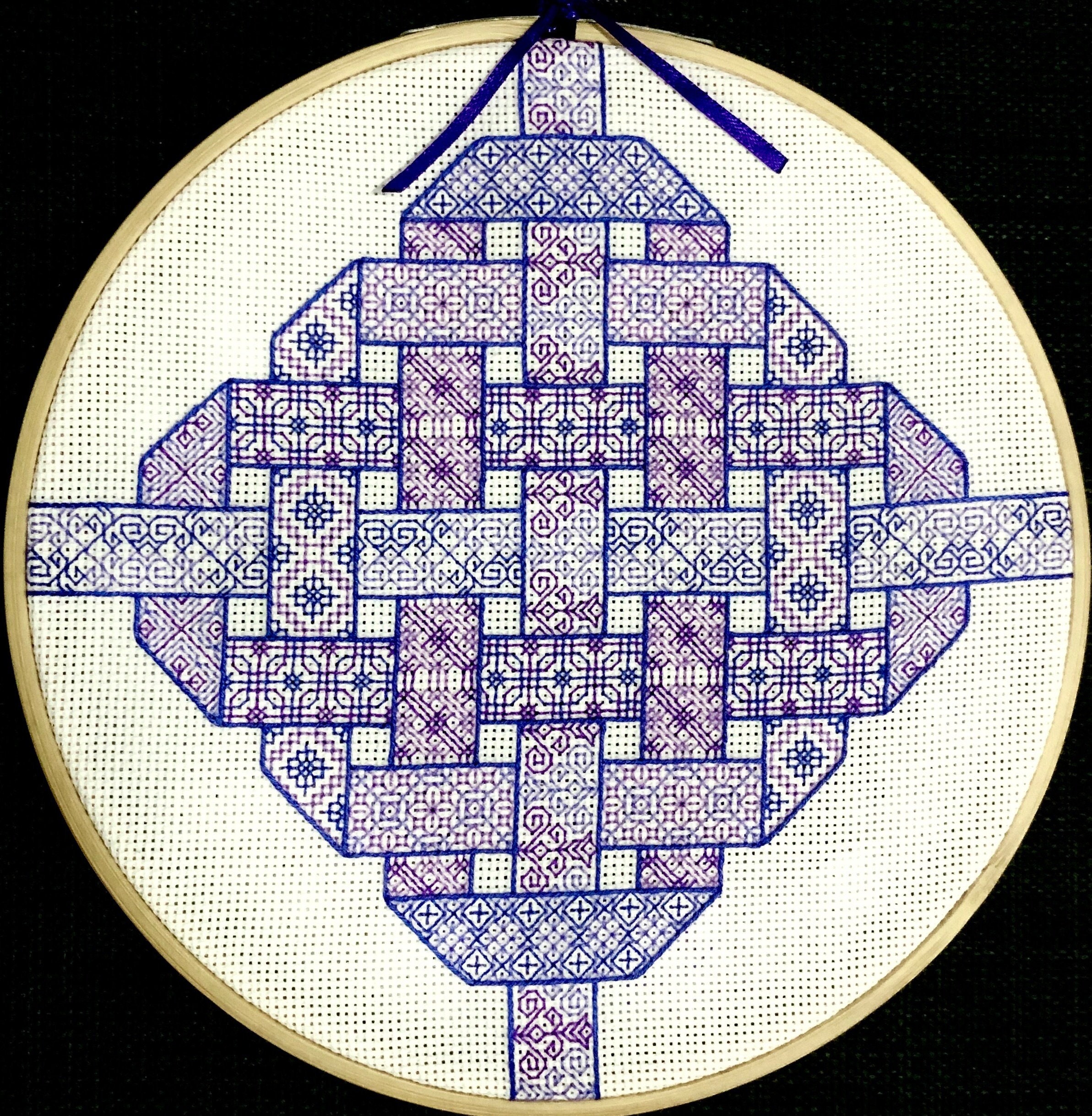 Woven Blackwork Sampler Pattern - Etsy UK