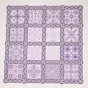 Rainbow Blackwork Sampler Pattern Set - Etsy