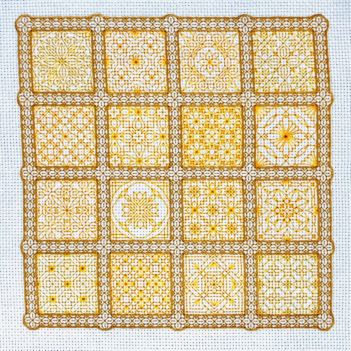 Rainbow Blackwork Sampler Pattern Set - Etsy