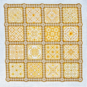 Rainbow Blackwork Sampler Pattern Set - Etsy