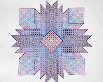 Magic Rings Blackwork Sampler Pattern - Etsy