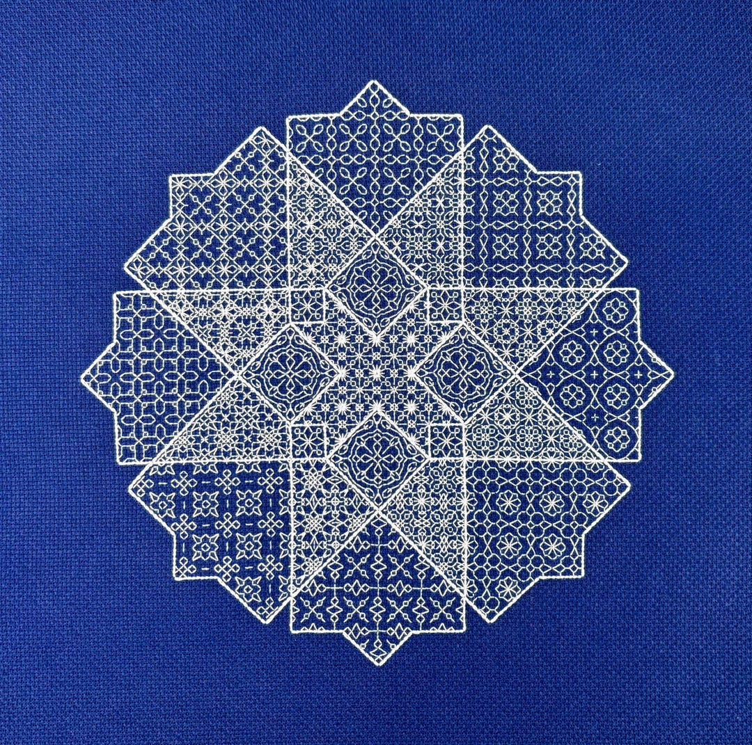 Overlay Blackwork Sampler Pattern - Etsy