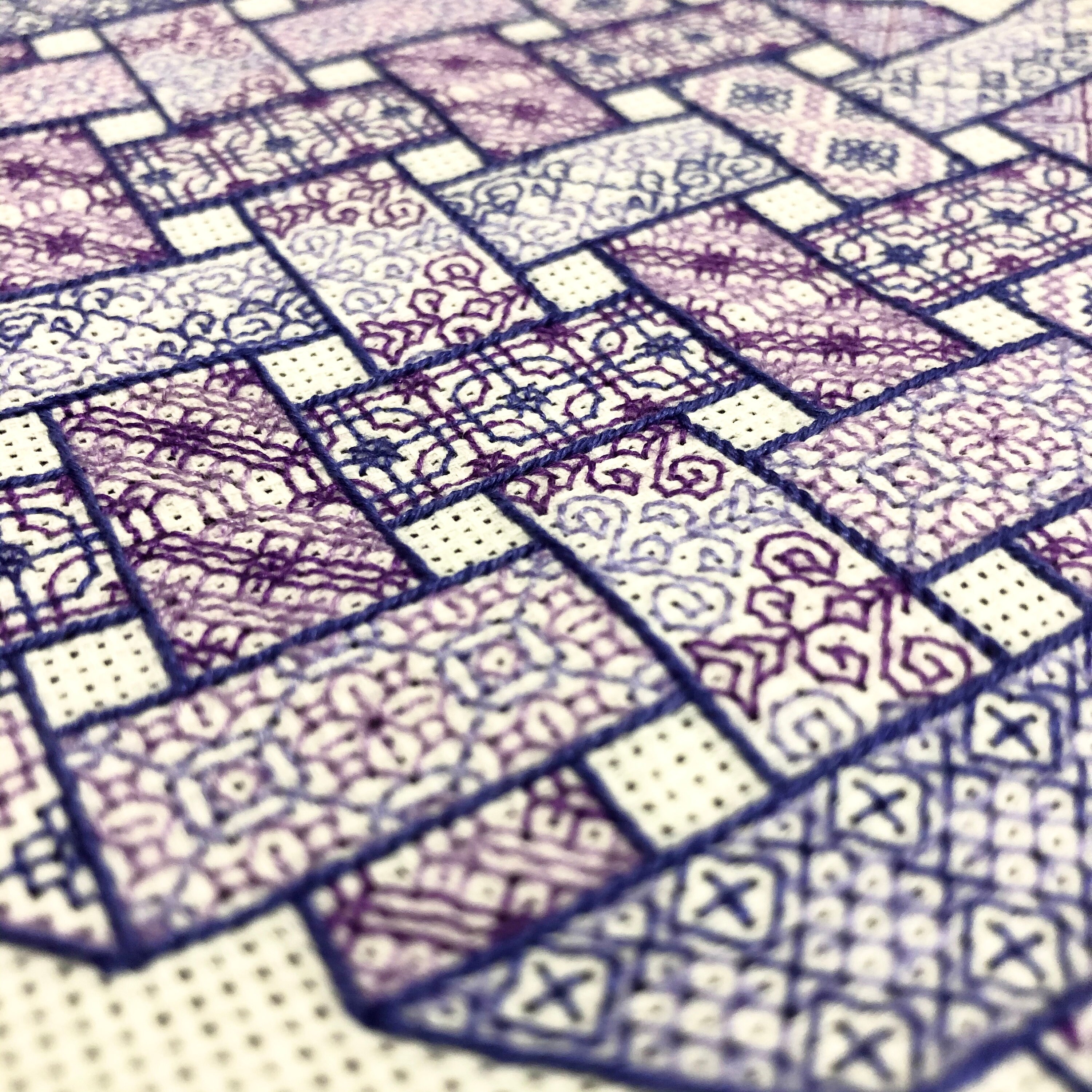 Woven Blackwork Sampler Pattern - Etsy UK