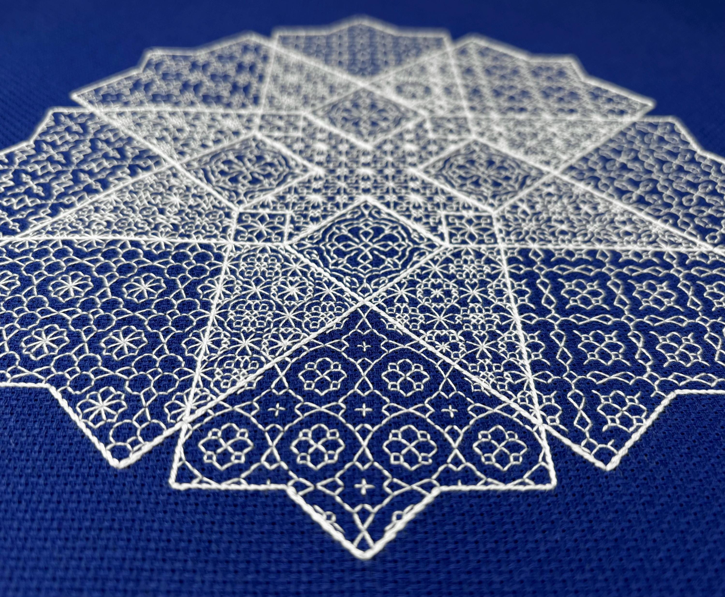 Overlay Blackwork Sampler Pattern - Etsy