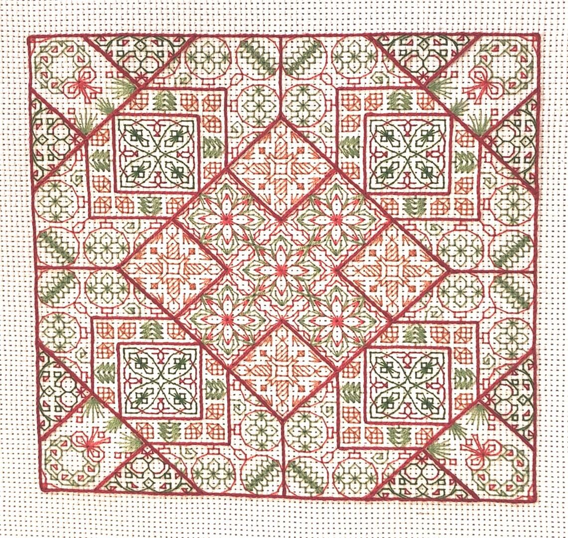 Holiday Blackwork Sampler Pattern - Etsy