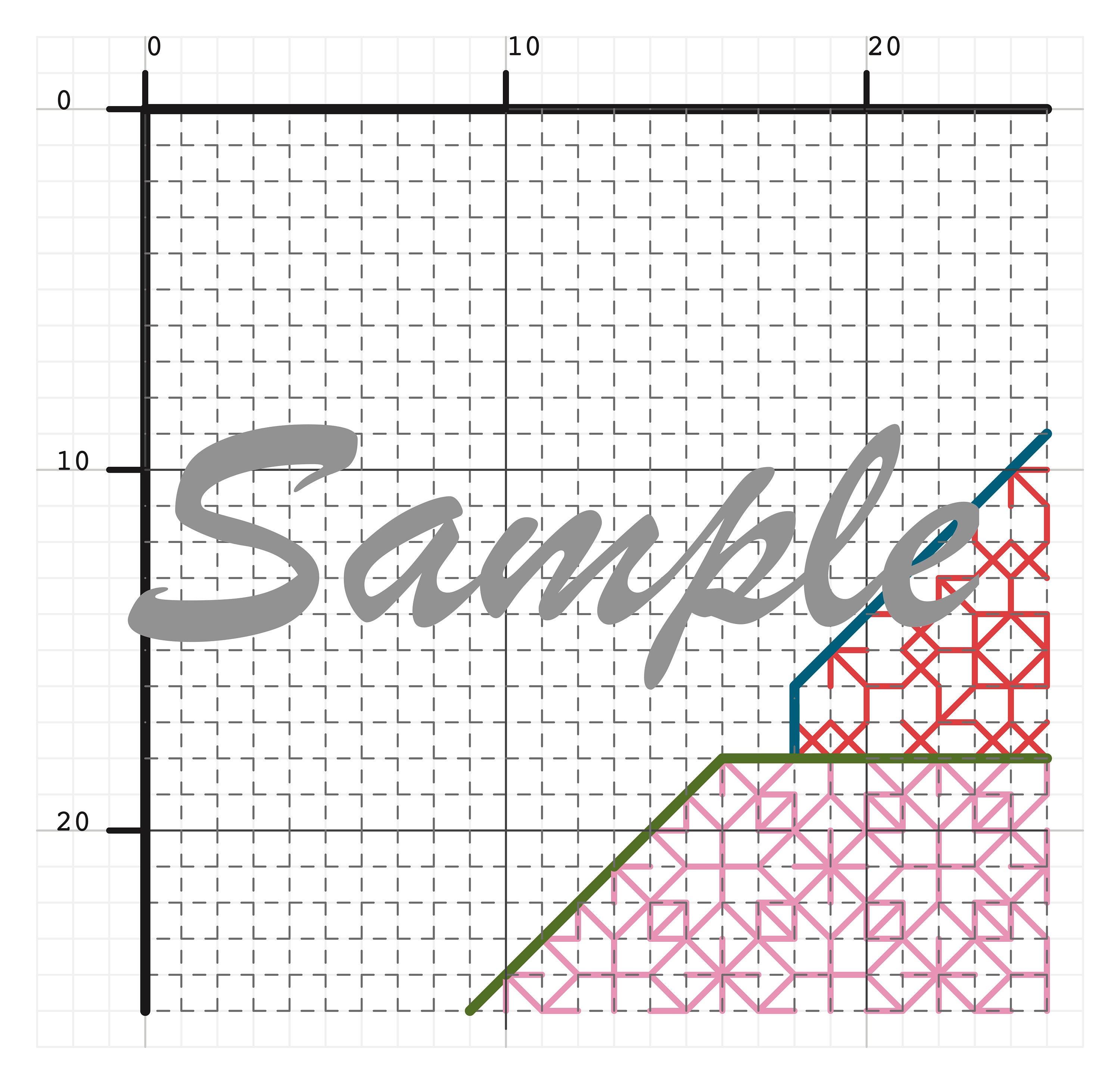 Magic Rings Blackwork Sampler Pattern | Etsy UK